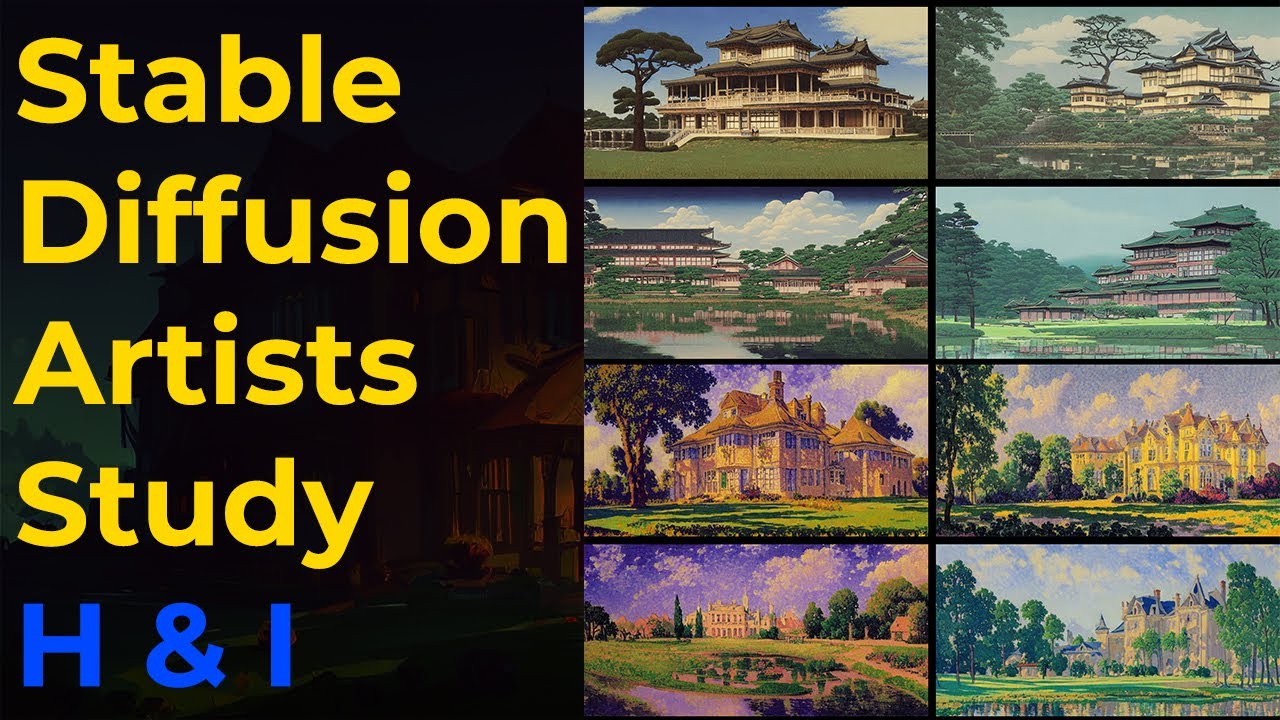 #stableDiffusion A Stable Diffusion Artist Study [ H & I ]