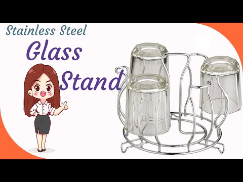 Stainless Steel Glass Stand at Best Price in India