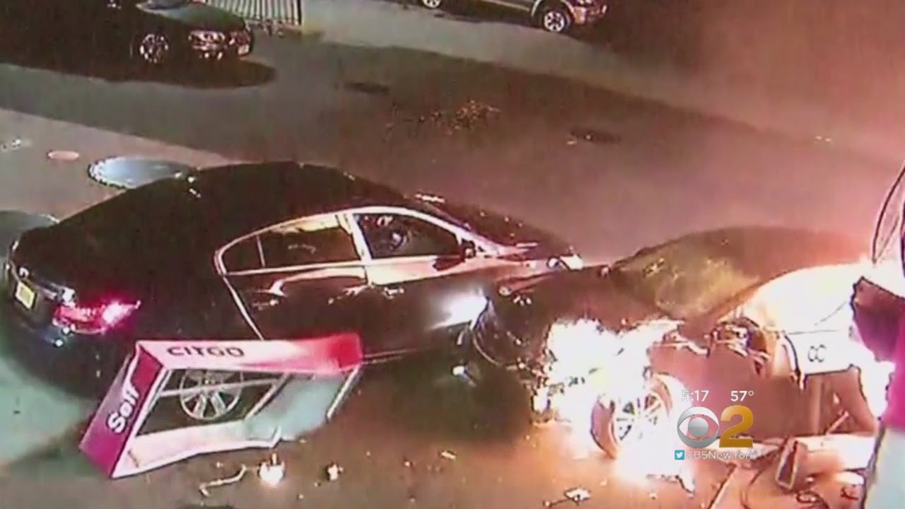 Police Pursuit Ends In Fiery Crash