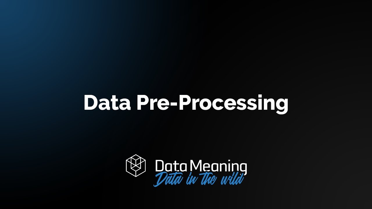 Data Pre-Processing Best Practices and Applications