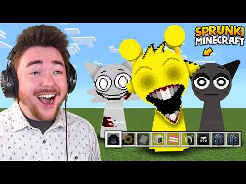 PLAYING THE SPRUNKI MINECRAFT MOD… (its amazing)