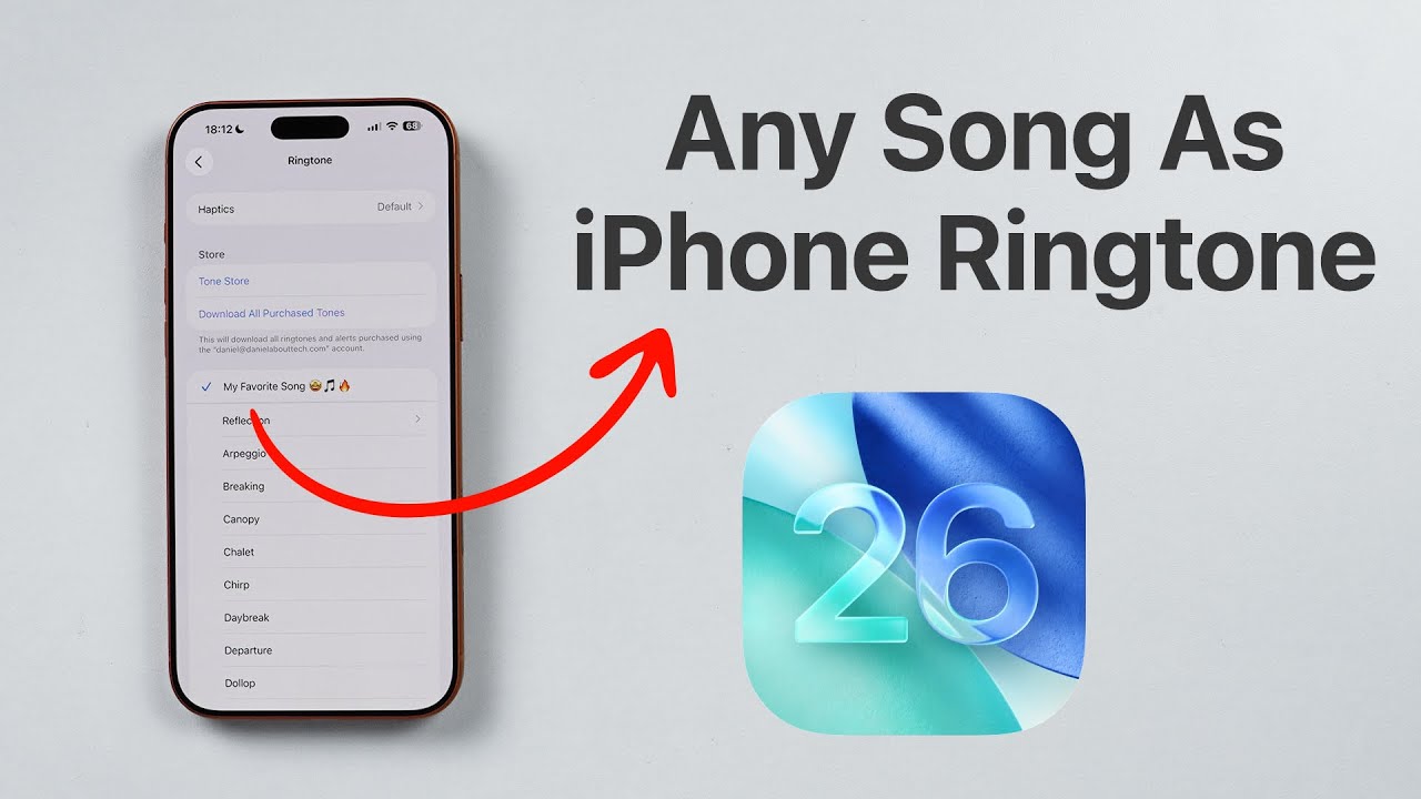 (2026) How to set ANY Song as iPhone Ringtone - Free and No Computer!
