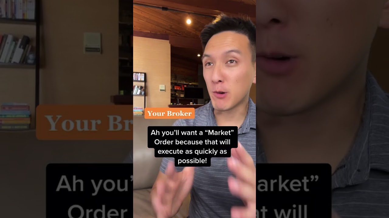 Limit vs. Market Orders Explained 🤟Would you rather buy it now or set a price? #stocks