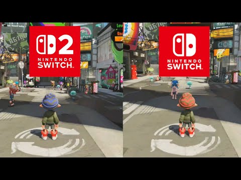 Splatoon 2 Switch 2 VS Switch 1 Comparison