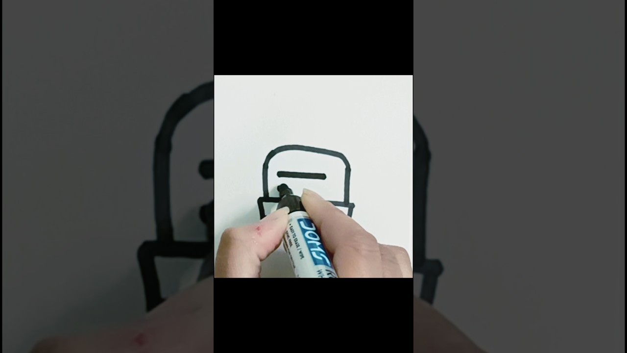 Yamie Toast 🤤 . How to Draw a Toaster 🍞🥪 . #viral #easydrawing #youtubeshorts #shorts  #howtodraw