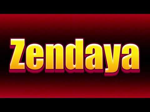 How to pronounce Zendaya?(SORT OF CORRRECTLY...)