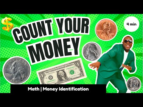 The Money Song for Kids | Penny, Nickel, Dime, Quarter | MISTER B | Nursery Rhymes + Kids songs