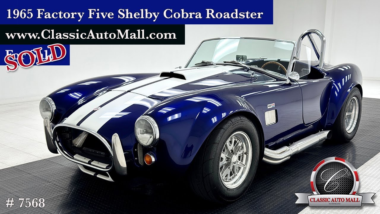 1965 Factory Five Shelby Cobra Roadster - Sold - Consignments at Classic Auto Mall, Morgantown PA