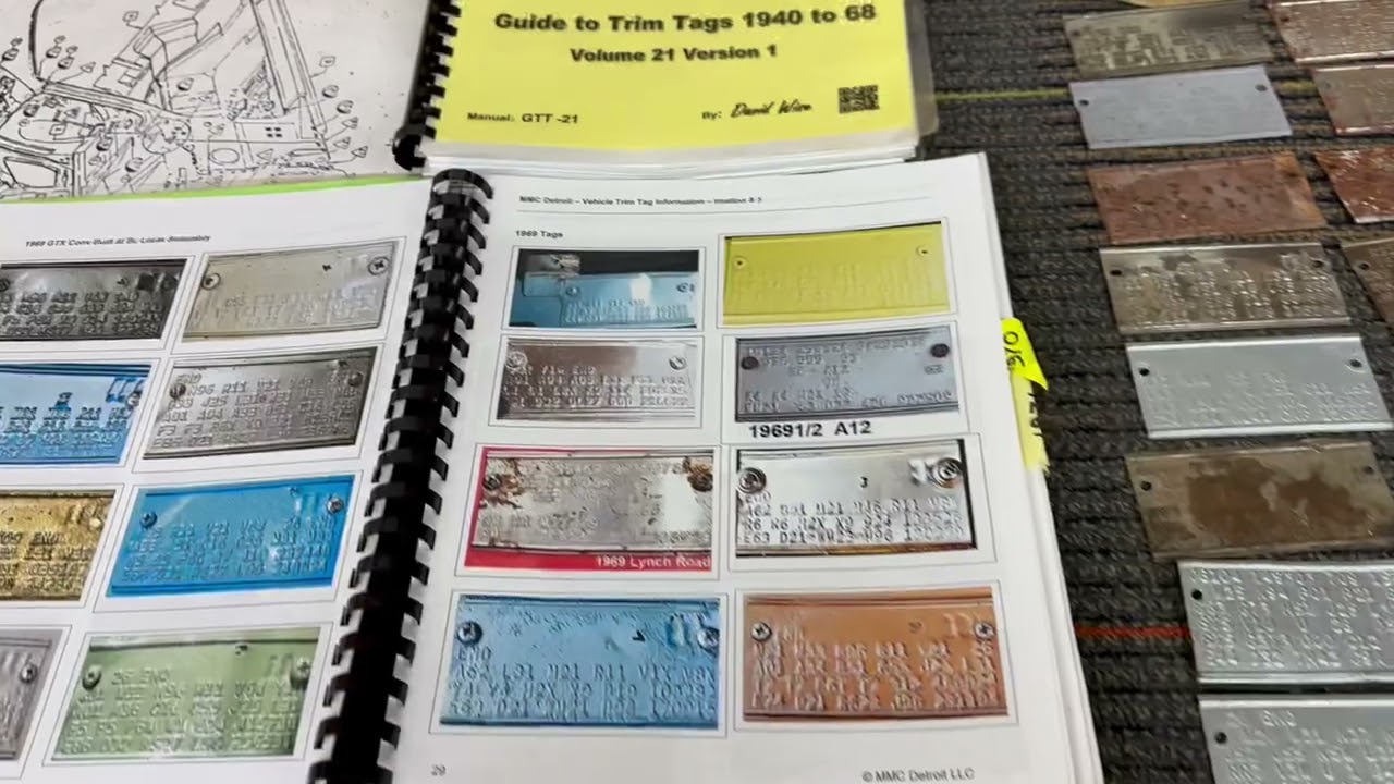 How to read Dodge, Chrysler, Plymouth Mopar fender tag.