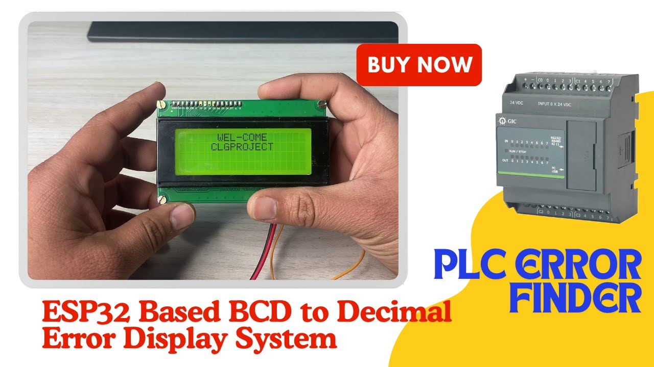 ESP32 Based BCD to Decimal Error Display System | Contact Us : 7014759562