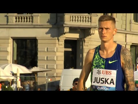Complete Men's Long Jump Final. Zürich, Diamond League, Day 1, Sechseläutenplatz, 9/8/2021.