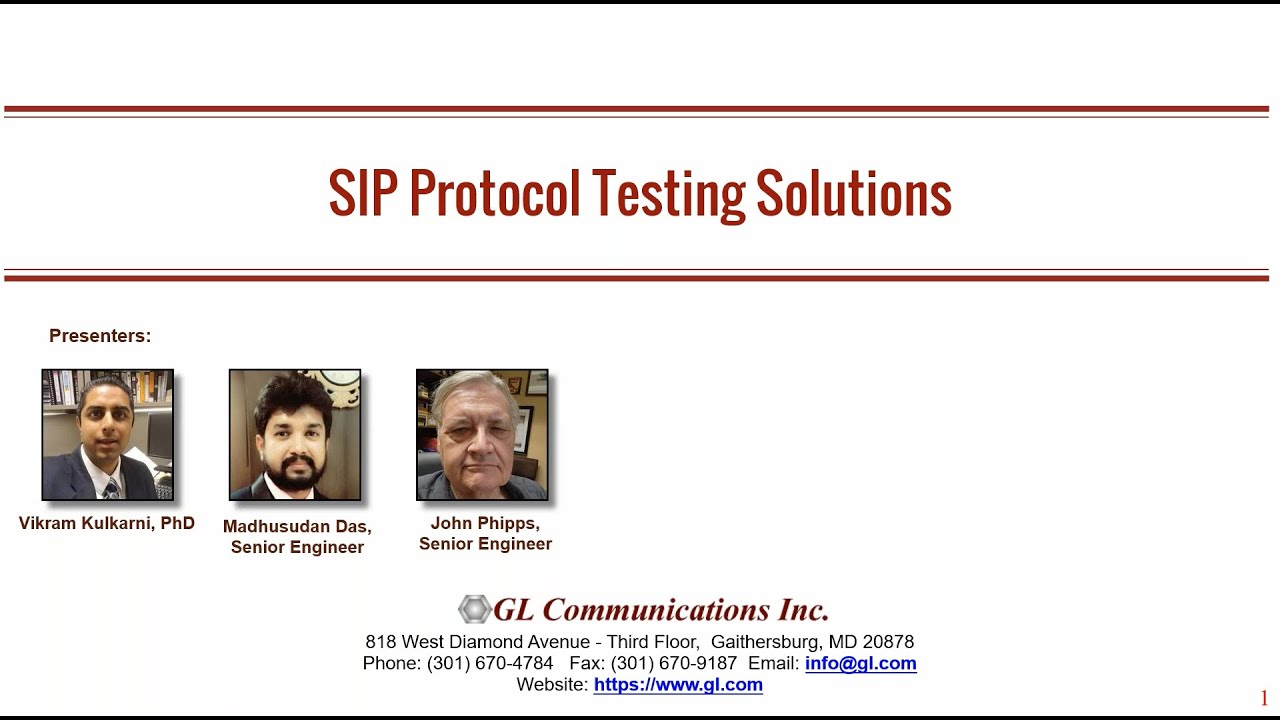 SIP Protocol Testing Solutions