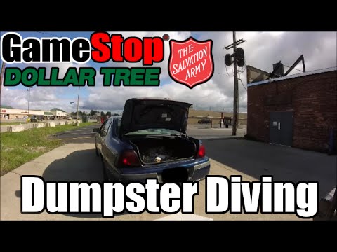 Good Dumpster Dive Haul at GameStop, Thrift Stores & Dollar Stores! Salvation Army Haul (Ep.10)