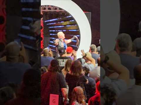 Dustin Rhodes (Goldust) makes his entrance in front of a Texas crowd #aew