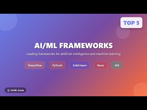Top 5 AI & ML Frameworks for Beginners (2025)