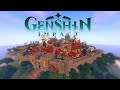 City of Mondstadt from Genshin Impact in Minecraft! | 1:1 Scale ...