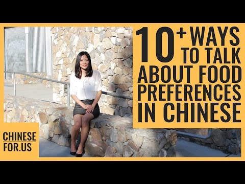 How to Say Vegetarian, Allergic and Healthy Diet in Chinese | Food Preferences and Eating Habits