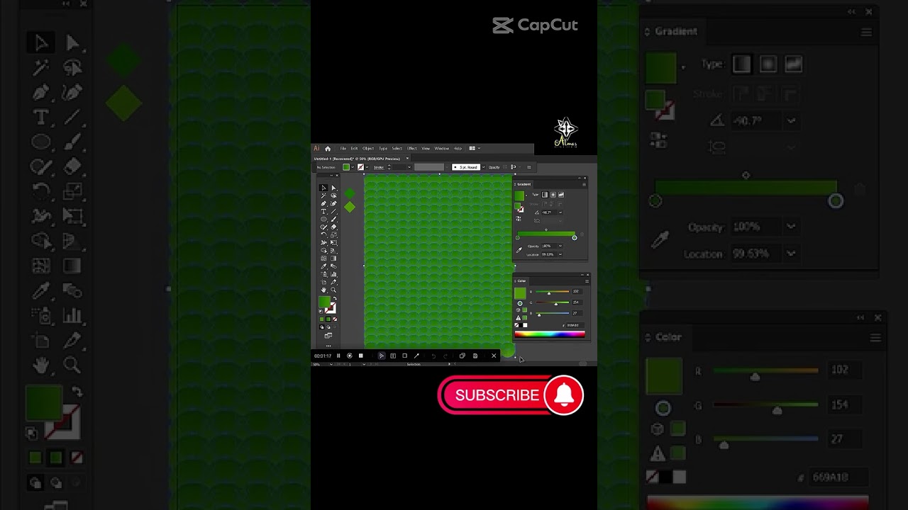 how to make Grass  in Adobe Illustrator CC