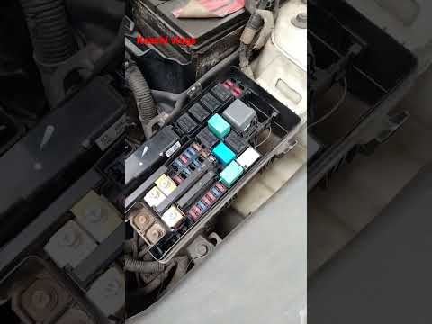 The main fuse of the fuse box is damaged of Honda civic #short