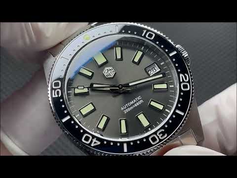 San Martin New 39mm Classic 62mas Diver SN0007-G-B Enamel Dial Mechanical Watches.