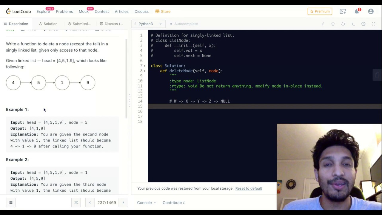 Python Solution Leetcode | Delete Node in a Linked List