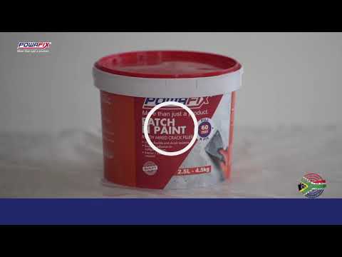 How to prepare and paint a new plaster wall with Powafix PatchnPaint