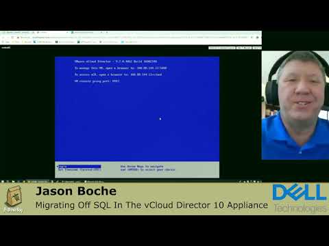 Migrating Off SQL In The vCloud Director 10 Appliance: Jason Boche