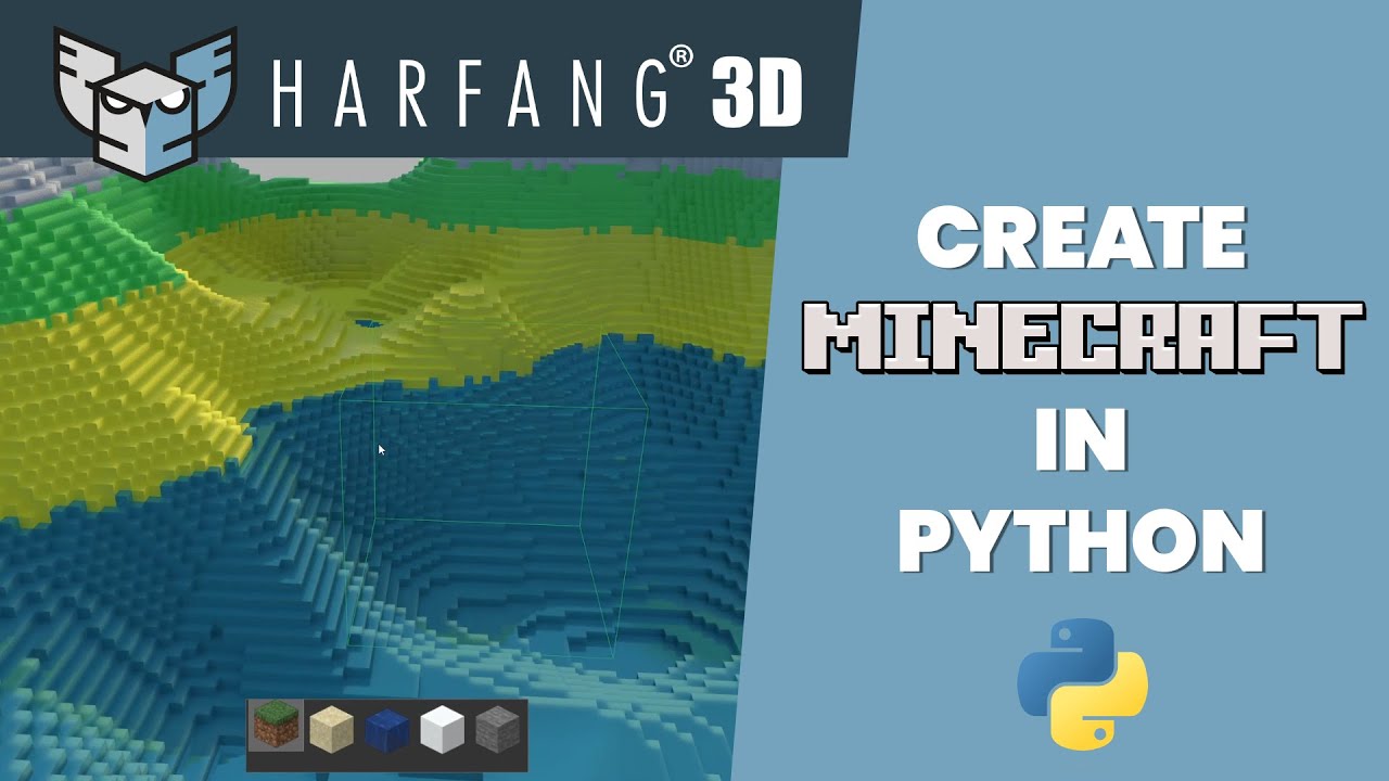 Create Minecraft in Python with Harfang3D