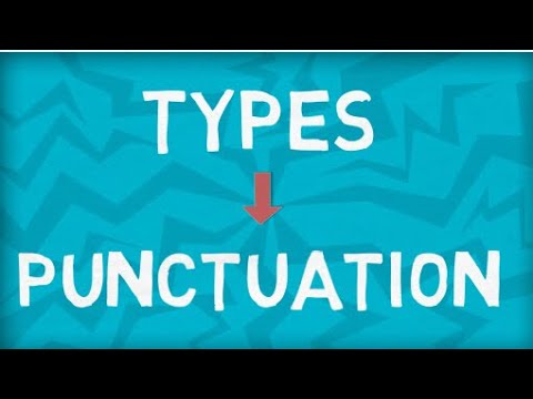 Punctuation | Types of Punctuation | Six Types | Examples | Exercise #Punctuation