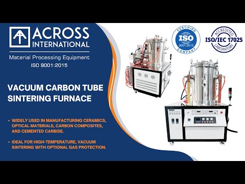 Across International Vacuum Carbon Tube Sintering Furnace Video