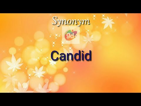 Candid Synonym with Meaning||Googul Dictionary||