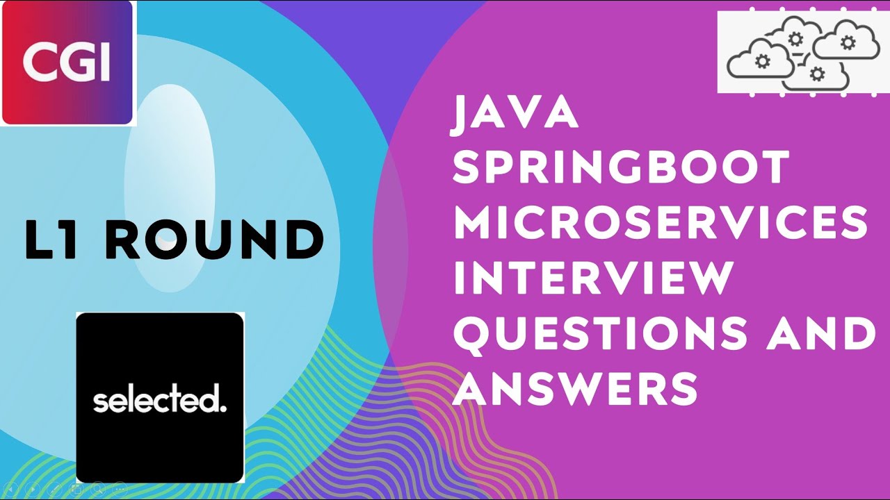 Core Java, Java 8, Spring Boot, Microservice Interview Questions | CGI | L1 Round Interview #java