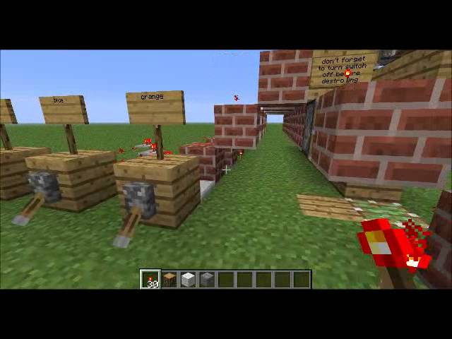 The Wool Dyeing Machine Minecraft Map