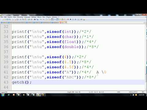 Learn sizeof operator in C Language Part 1 I Hindi - Mind Luster