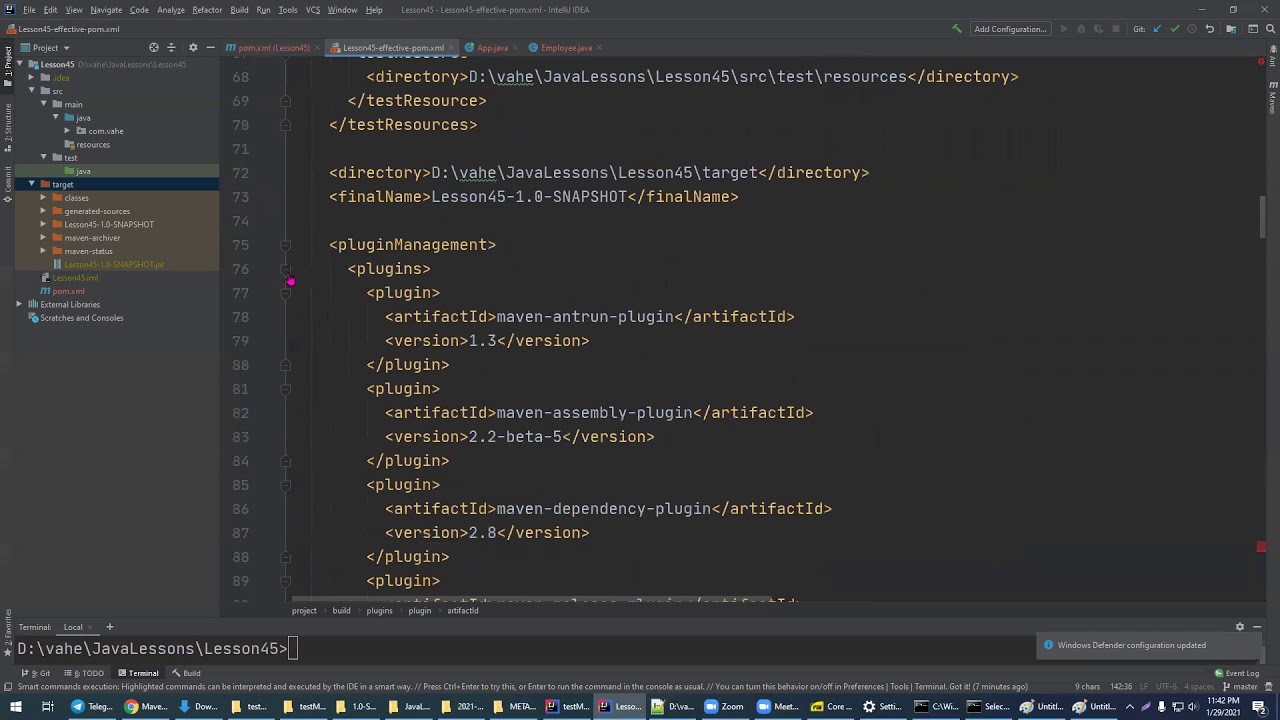 45_3(Maven, Plugins, Effective pom)