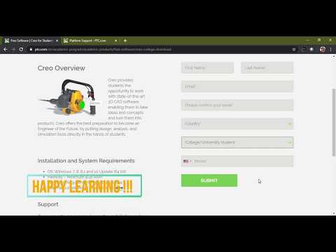 1. DOWNLOAD THE LATEST VERSION OF PTC CREO | CREO FOR BEGINNERS