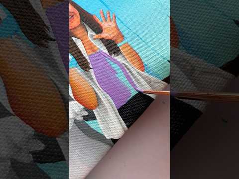 Painting Cutest Cartoon 😱 #shorts