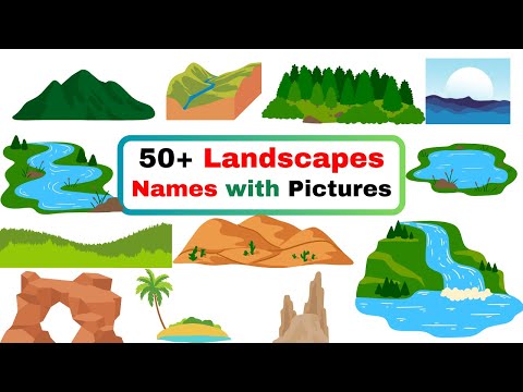 Landscape Vocabulary l Different Landscapes Names In English With Pictures l English Vocabulary