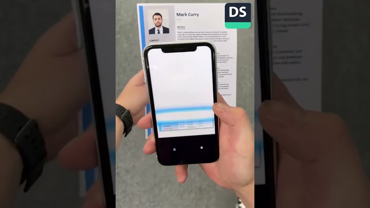 Scan a CV in easy way