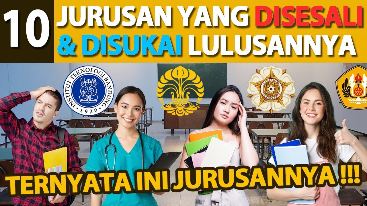 10 JURUSAN KULIAH YANG DISESALI LULUSANNYA!! ADA JURUSAN KAMU?