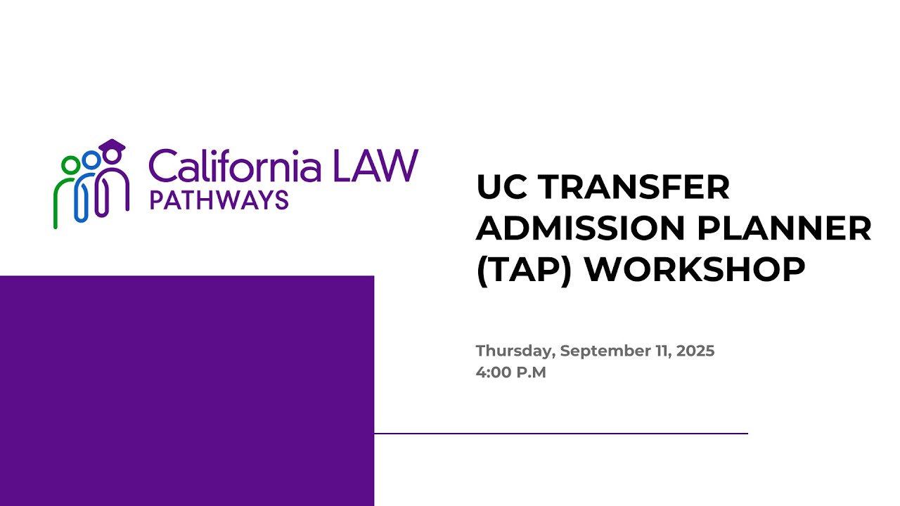 Transfer Admissions Planner Workshop