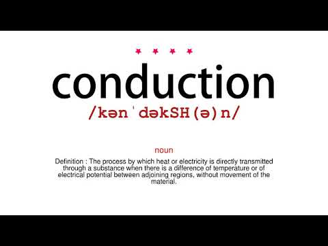 How to pronounce conduction - Vocab Today