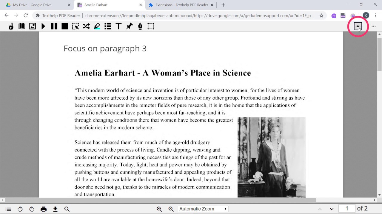 Texthelp PDF Reader Settings - Teacher Guide