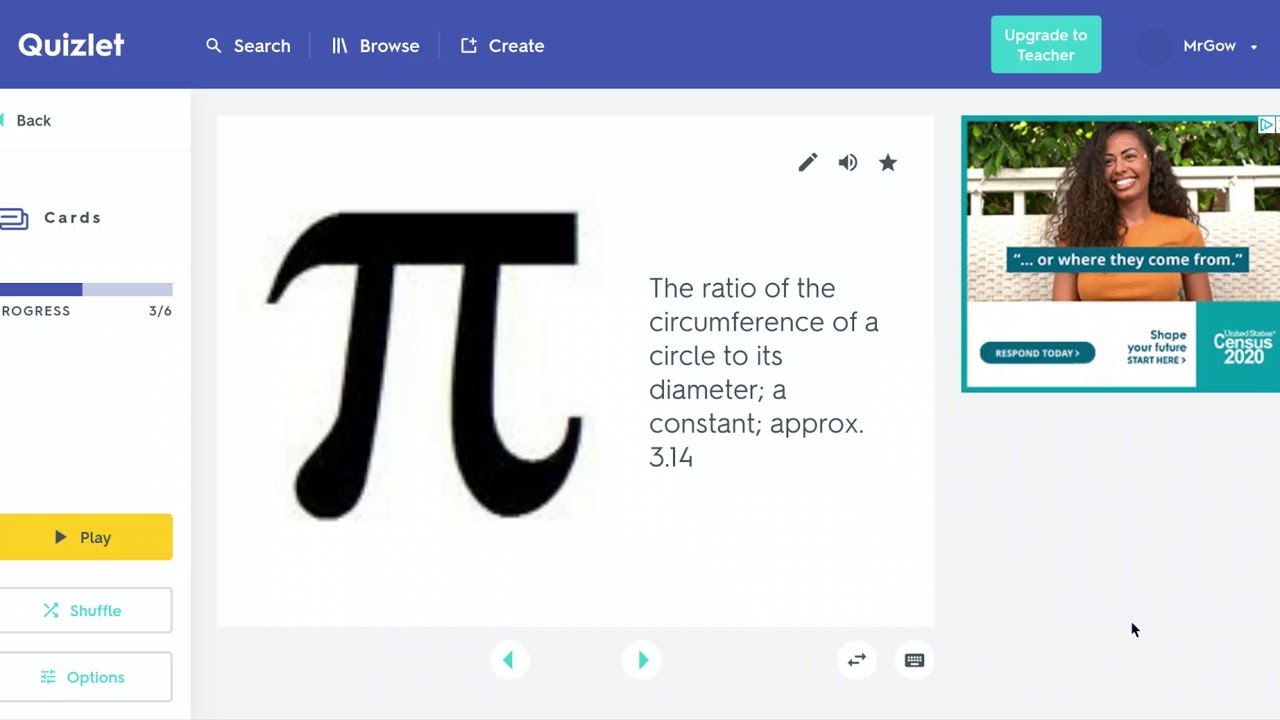 Flashcards Volume | Quizlet