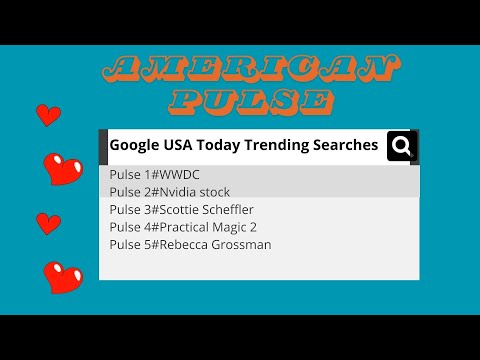 Google #USA Today Trending Searches #WWDC #Nvidia stock #Scottie Scheffler #Rebecca Grossman