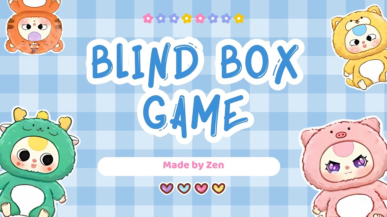 Blind Box Game Made with Canva | Free Template