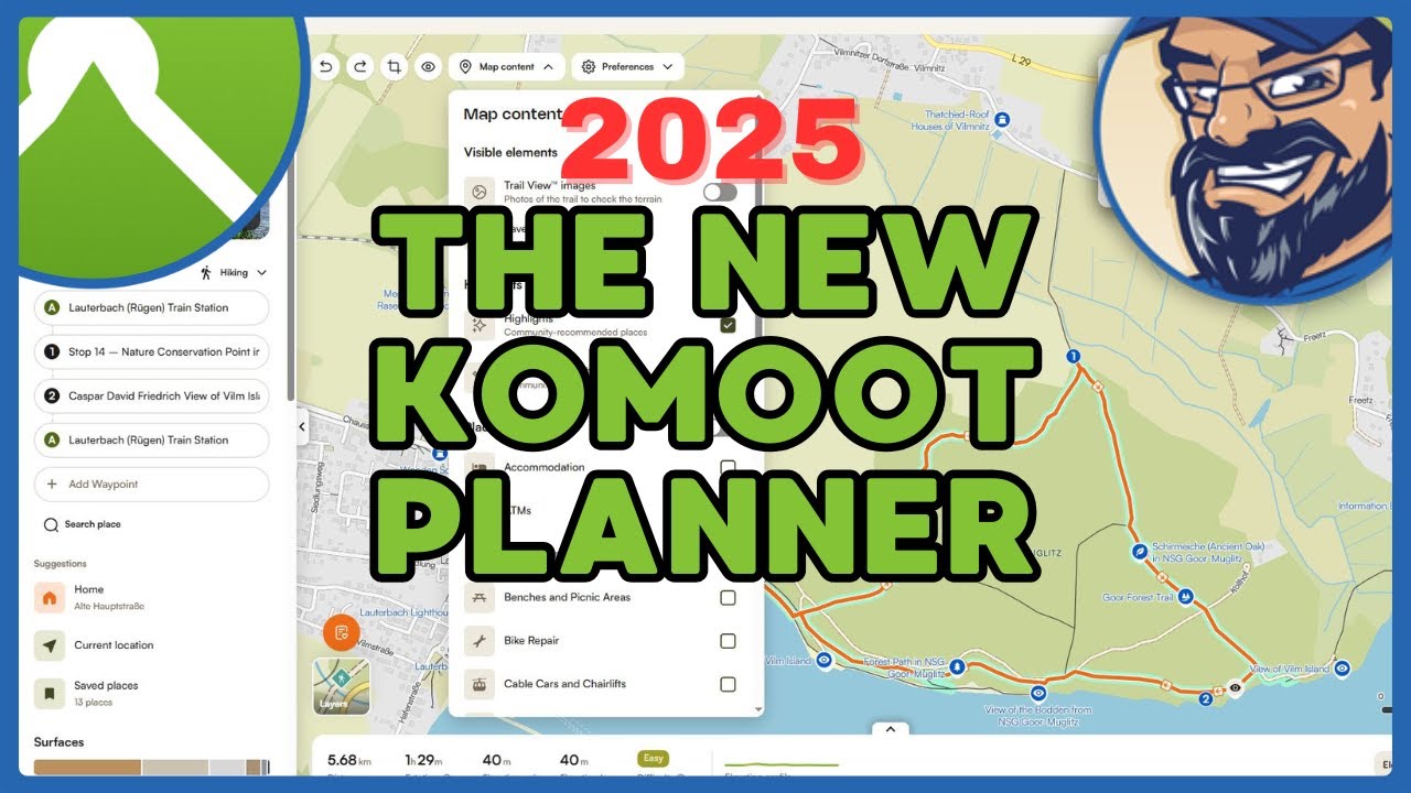 How to Plan a Route with the NEW Komoot Route Planner (Full Tutorial)