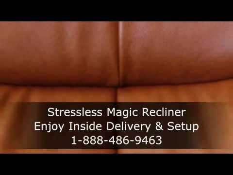 Stressless Magic Chair- Tigereye Royalin- Free Inside Delivery & Setup