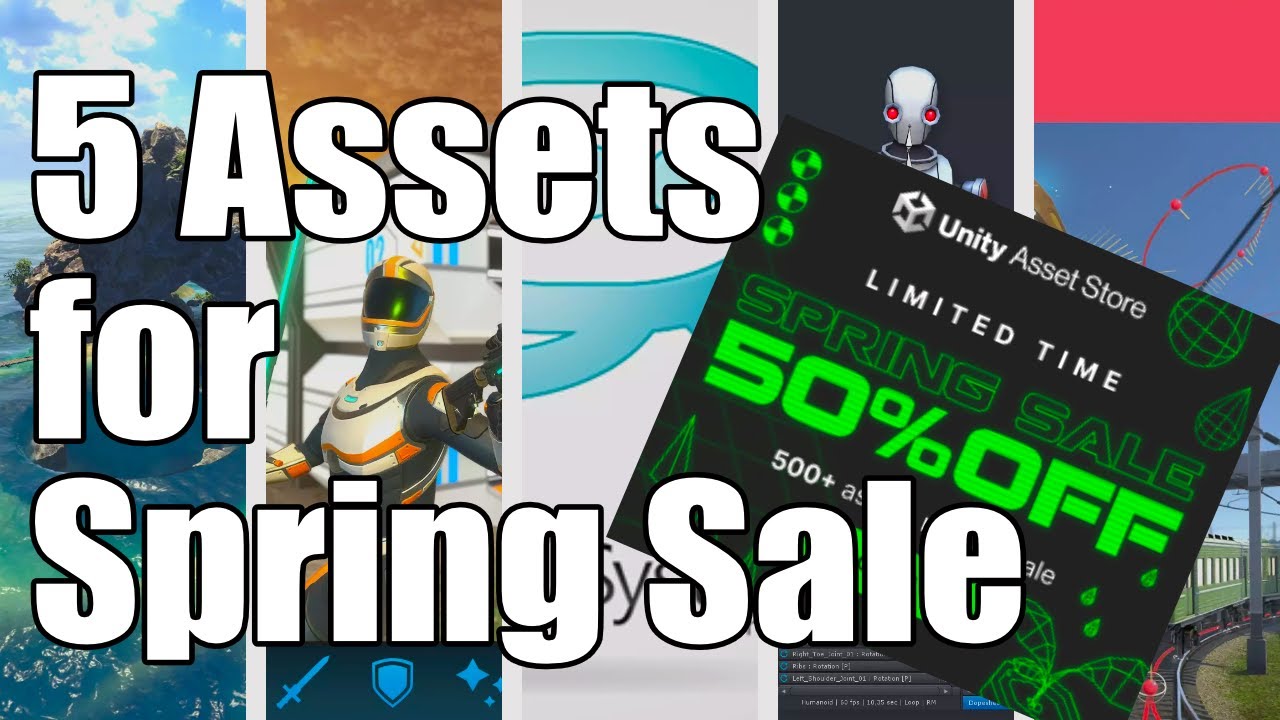 5 Top Assets for Spring Sale 2022 on the Unity Asset Store