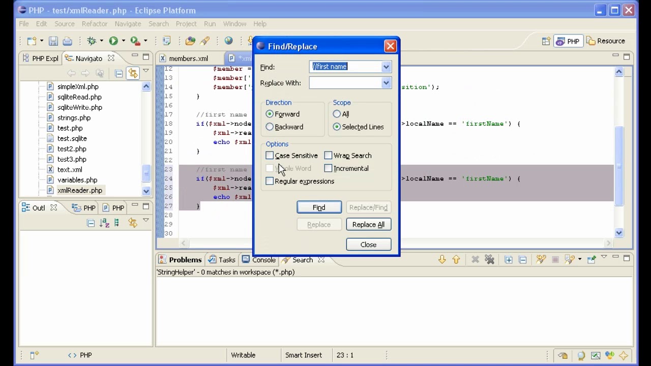 PHP: Reading XML with XMLReader
